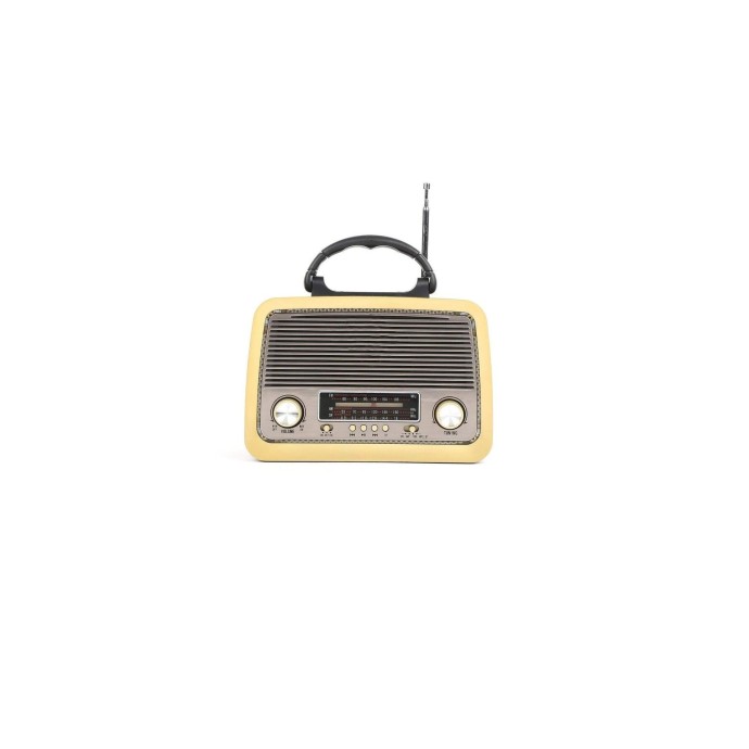 Rt-301 Nostaljik Radyo Bluetooh Müzik Kutusu Fm-sd Kart-aux - pasajdanal